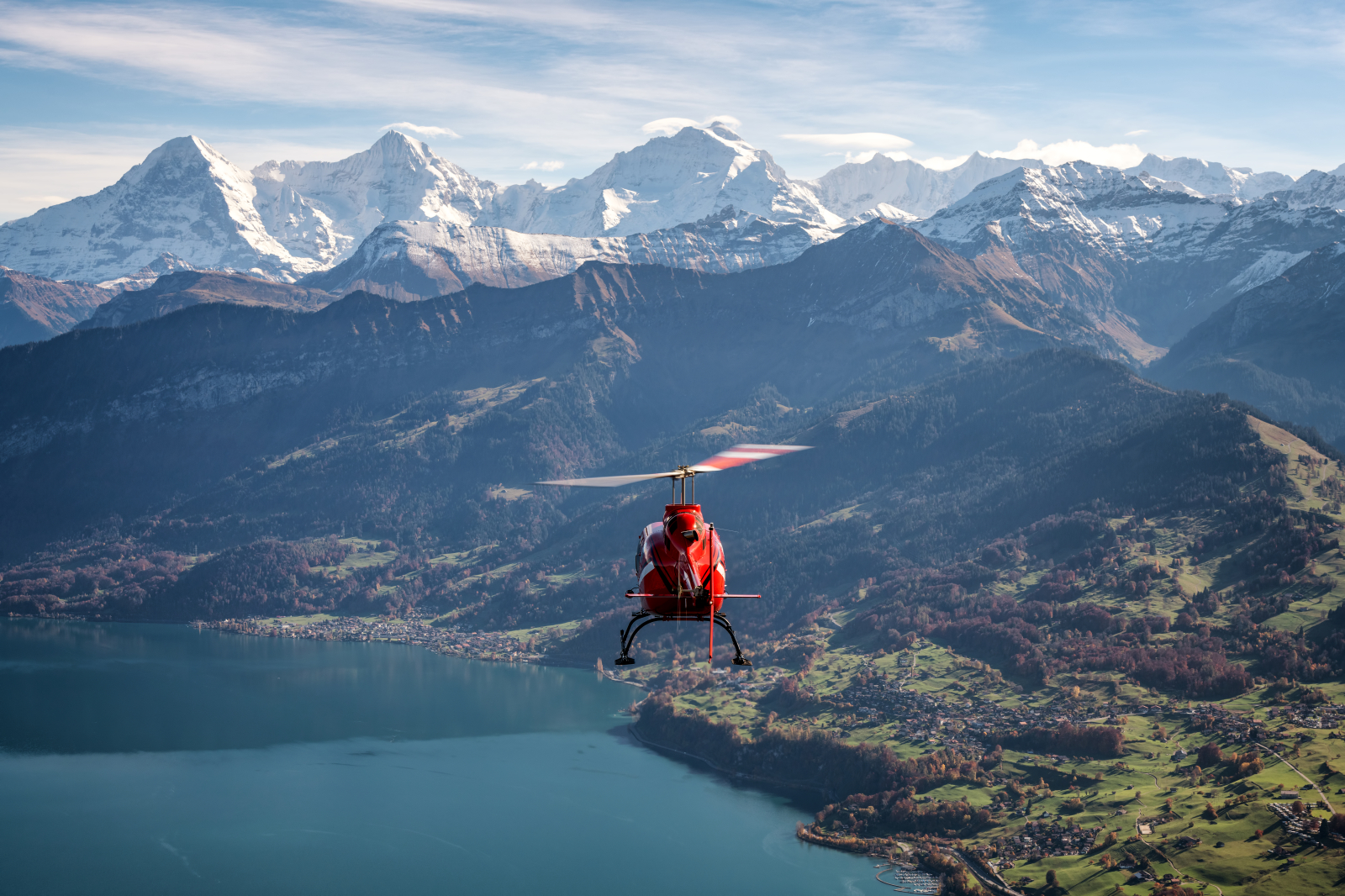 Helicopter flight - the fascination of flying